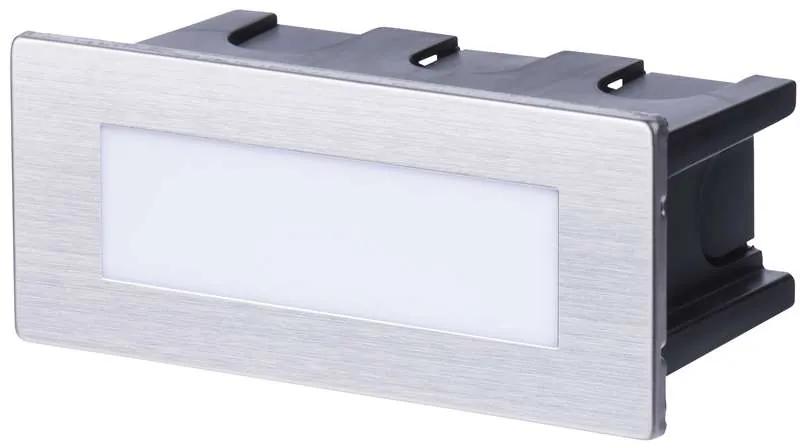 Zapuštěné světlo EMOS LED orientační vestavné svítidlo 123×53, 1,5W tep. bílá IP65 1545000080