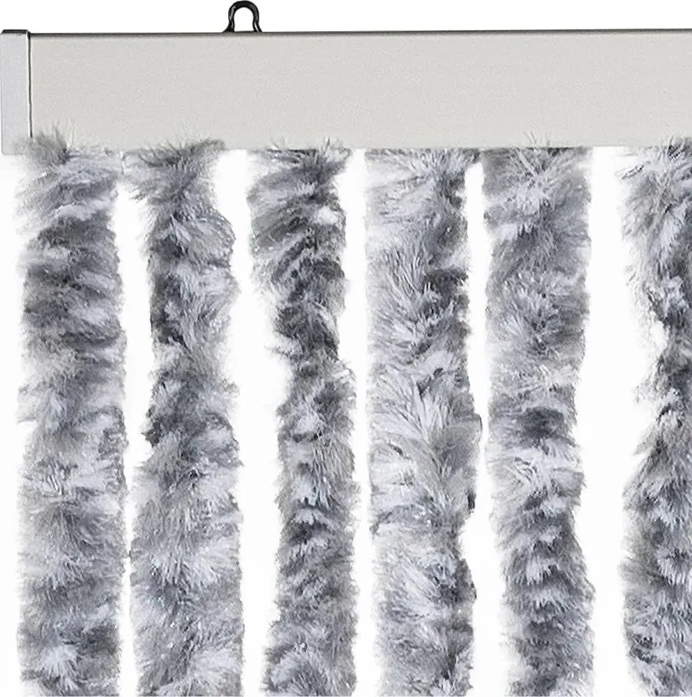 vidaXL Závěs proti hmyzu 100 x 220 cm žinylka [284281] Barva: tmavě hnědá a béžová