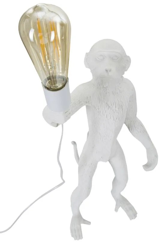 Mauro Ferretti Stolní lampa MONKEY BIANCO  20X34x55 cm