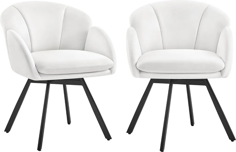 Sada 2 ks – Kancelářská židle Yaheetech – tmavě šedá, 57 cm (šířka) × 61 cm (hloubka) × 75 cm (výška) (267715339484)