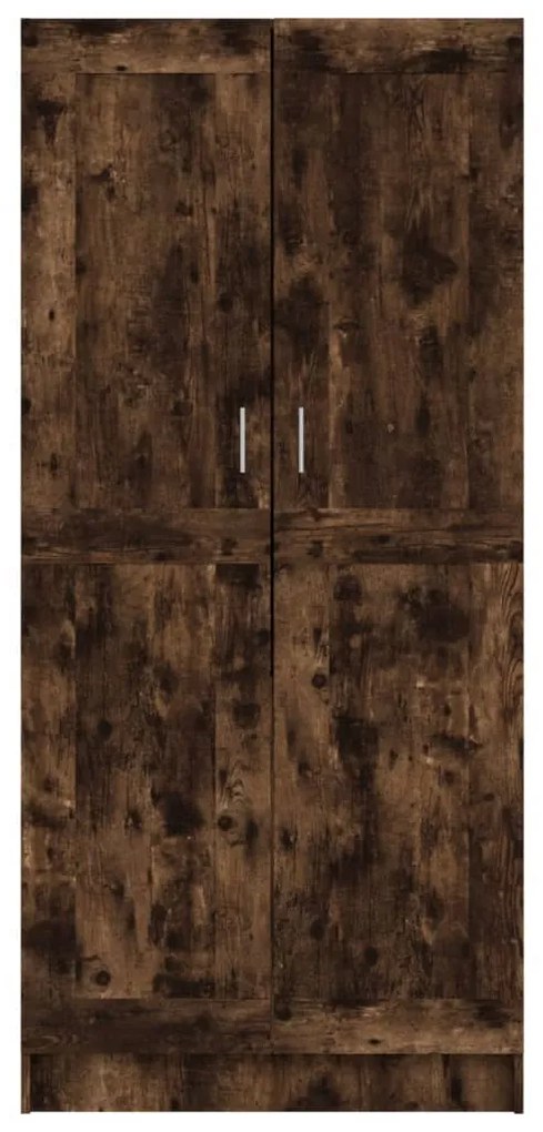 Šatní skříň kouřový dub 82,5 x 51,5 x 180 cm kompozitní dřevo,  826638