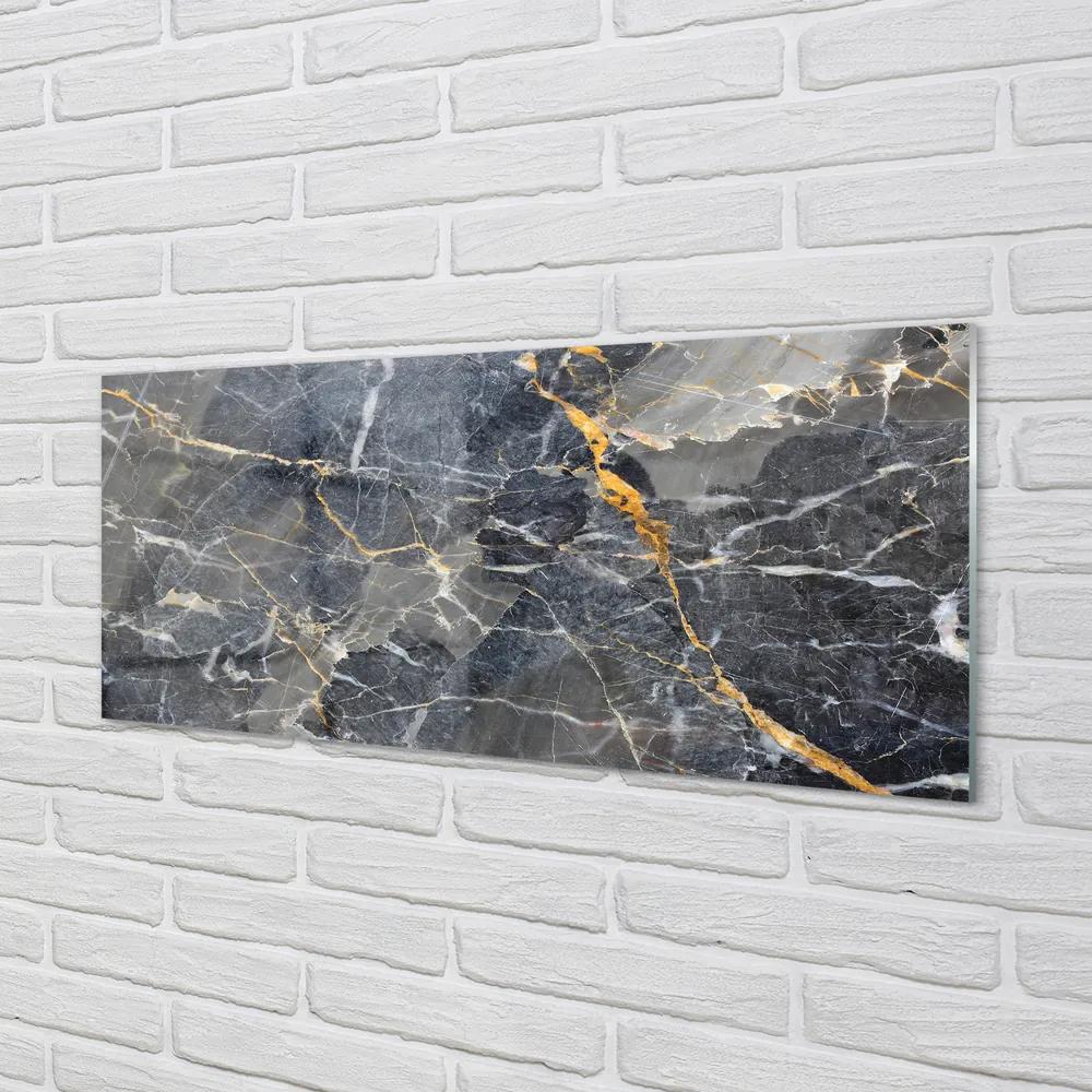Skleněný panel Marble kamenná zeď 125x50 cm
