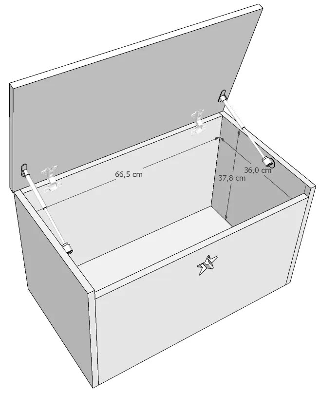 BabyBeds Úložný box - hvězdička