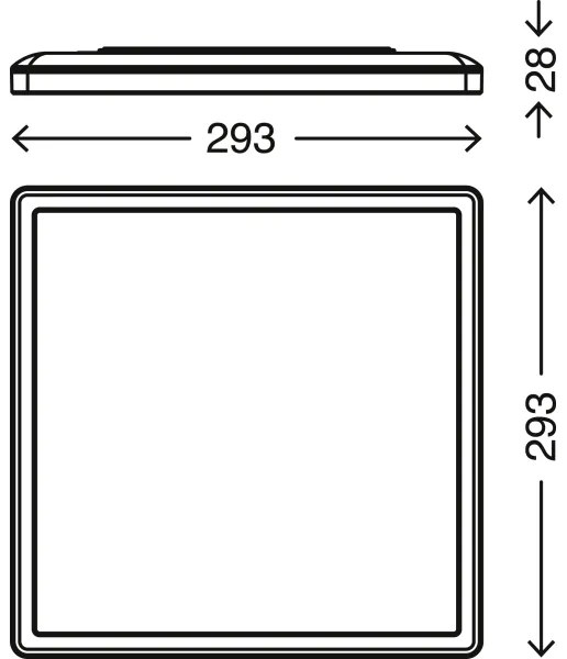 Briloner 7081-016 - LED Stmívatelné stropní svítidlo SLIM LED/18W/230V + DO
