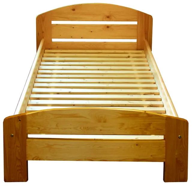 postel, jednolůžko GaMi René, 90x200 cm, smrk