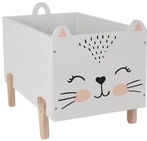 Dekorační úložný box Hatu Kočka, 50 x 36 cm