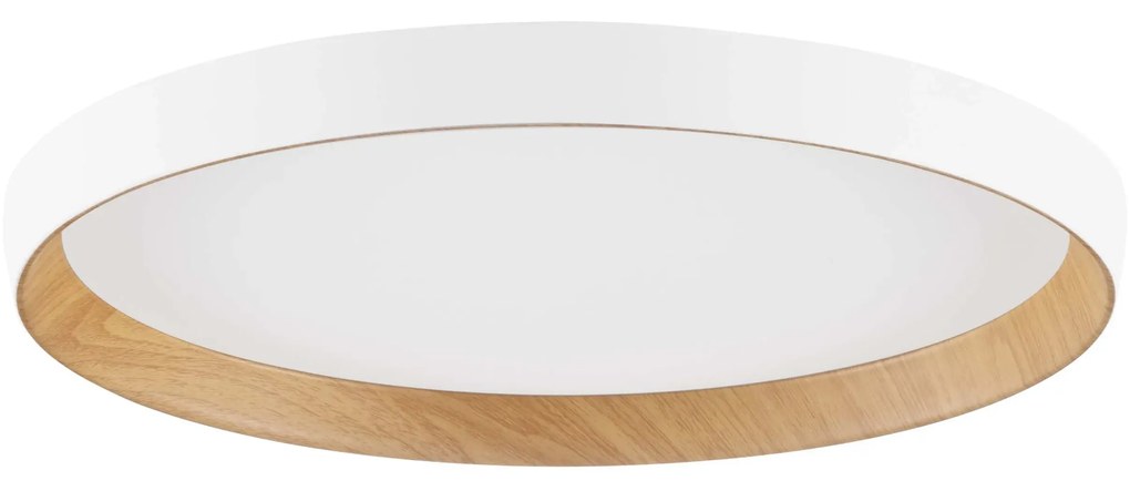LED stmívatelné dřevěné designové stropní svítidlo Vomos