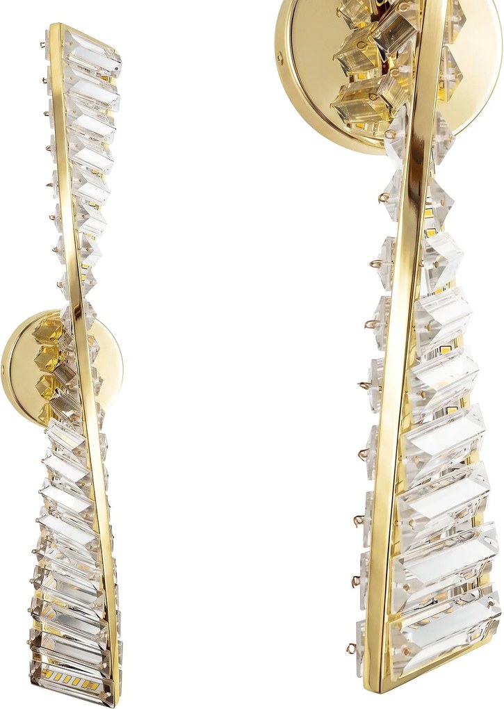 Toolight Rea, nástěnná LED svítilna, APP1951-W, 1000lm, 4000K, IP20, zlatá matná, OSW-63008