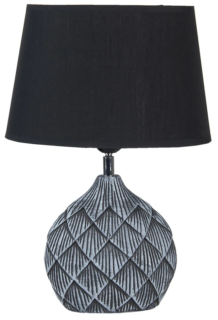 Keramická lampa černá 38 cm