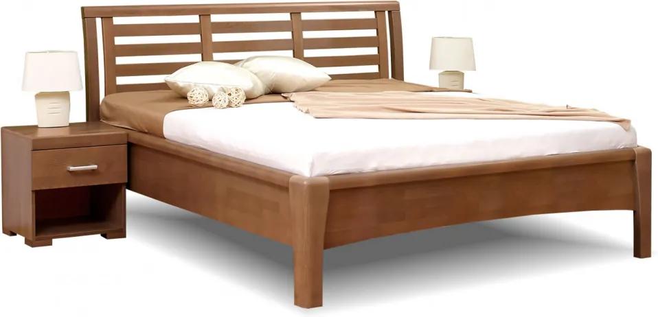 Zvýšená postel dvoulůžko z masivu CORDOBA 4, masiv buk , 160x200 cm