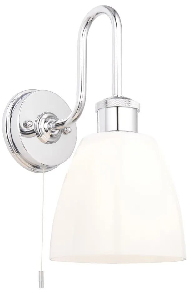 Endon 95506 -Koupelnové nástěnné svítidlo PIPER 1xE27/10W/230V IP44 lesklý chrom 95506