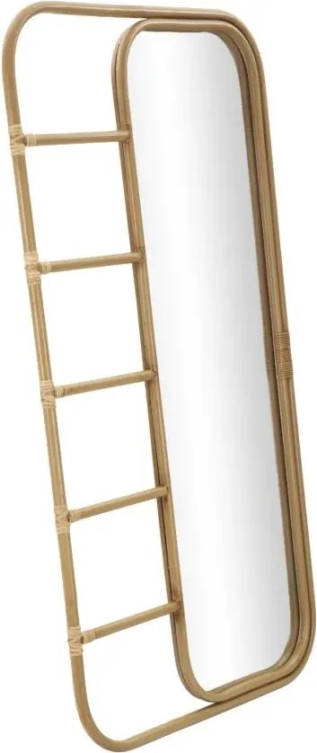 Volně stojící zrcadlo Panama 151 cm hnědé