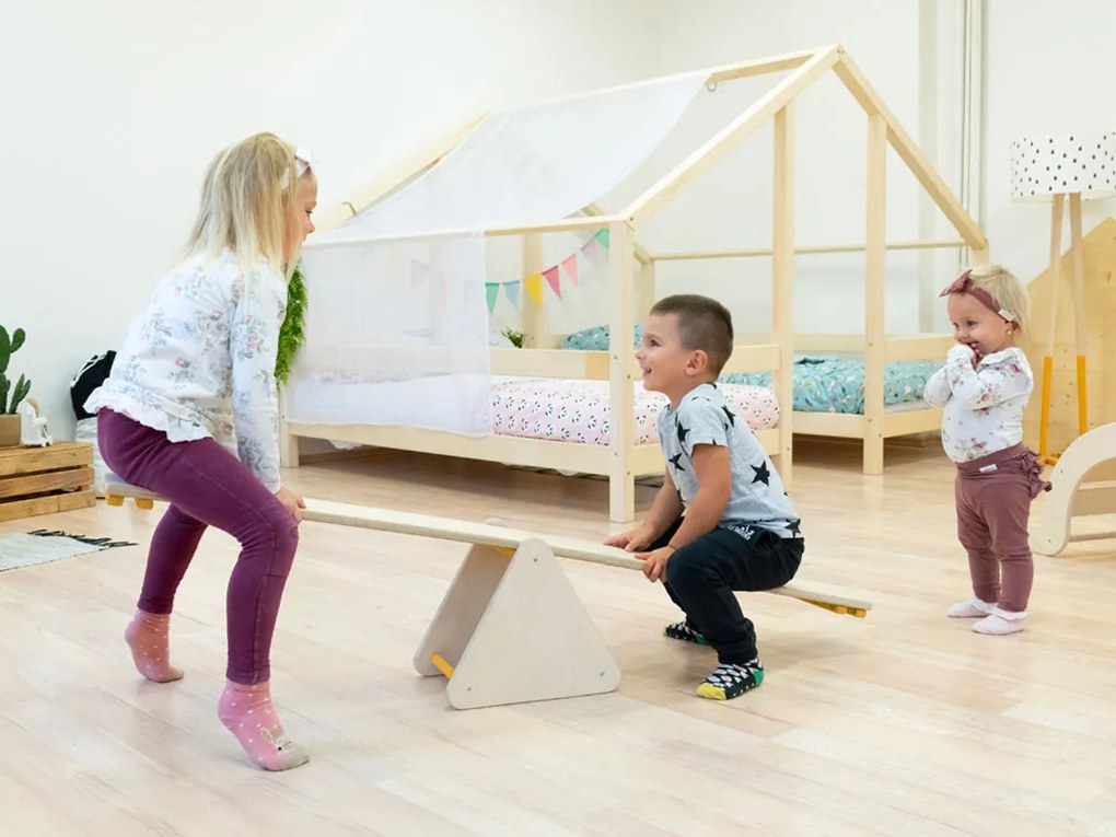 Benlemi Montessori balanční set pro děti TRIΔNGLES Zvolte barvu: Růžová