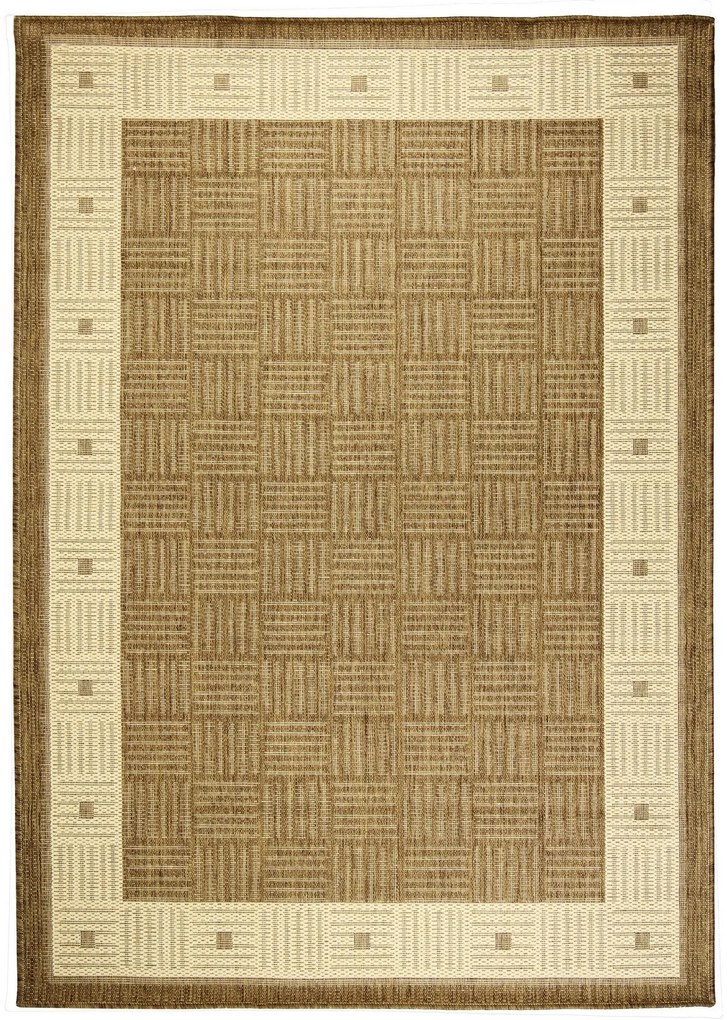 Oriental Weavers, Kusový koberec SISALO/DAWN 879/J84N (634N) – na ven i na doma, 66x120, béžová, chodba / předsíň