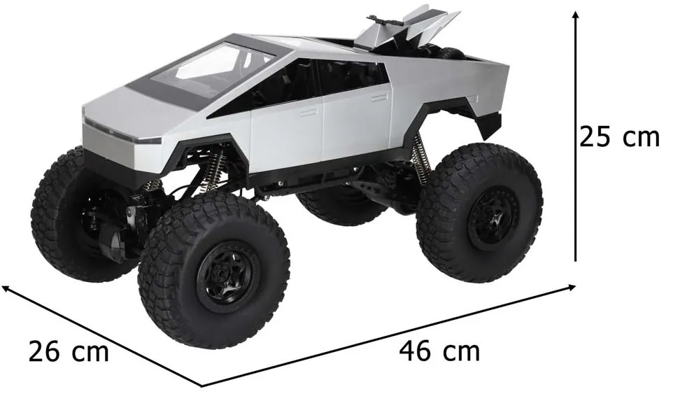 Creative Corner Dálkově ovládaný pickup Climbing Vehicle 1:8 2,4GHz