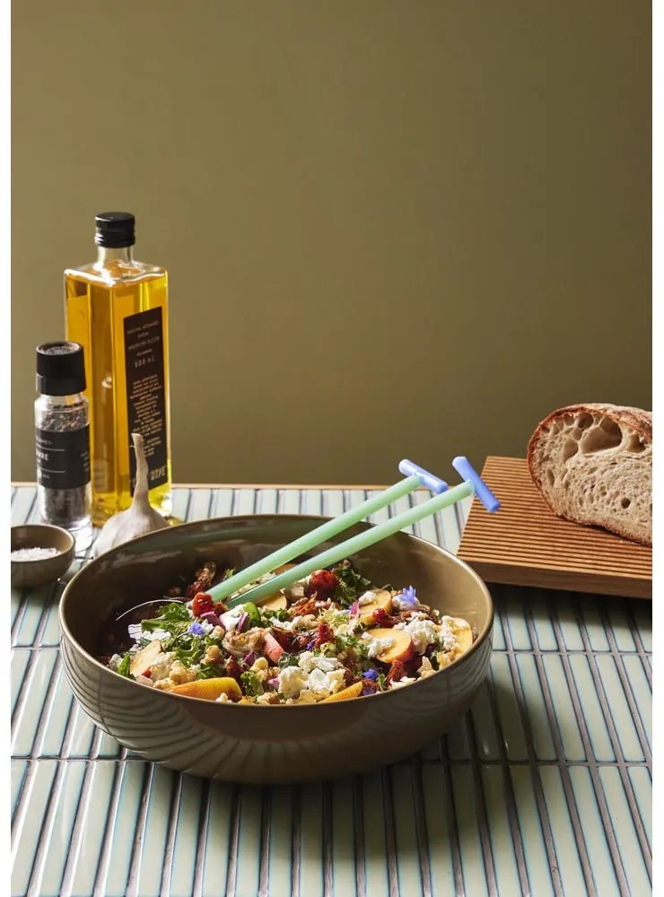 Khaki servírovací miska z kameniny ø 28 cm Amare – Hübsch