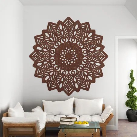 Dřevěná mandala na zeď - Elegantní nástěnná dekorace | SENTOP PR0319-B-akcia20