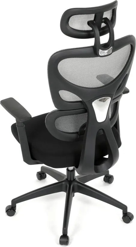 Kancelářská židle KA-K2080 GREY, houpací mechanismus, šedá (69 x 62) cm