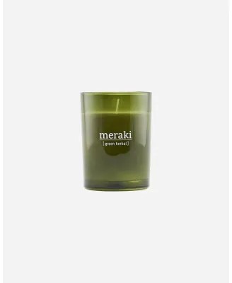 Vonná svíčka Green Herbal 220 g Meraki