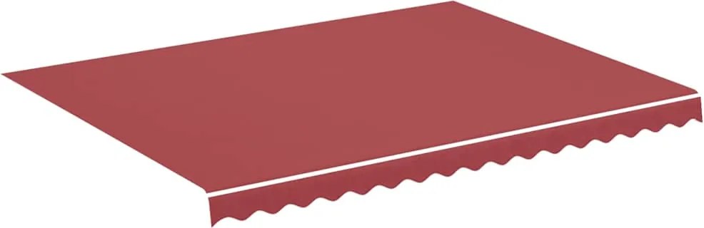 Náhradní plachta na markýzu vínově červená 400 x 300 cm polyesterová 311967