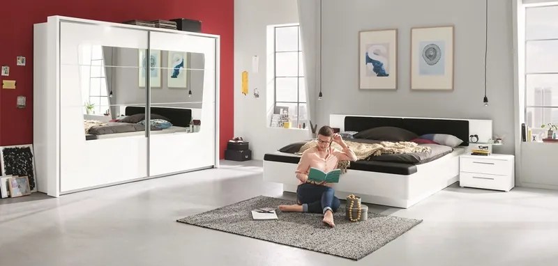 Postel Madrano 180x200 cm, s úložnou lavicí