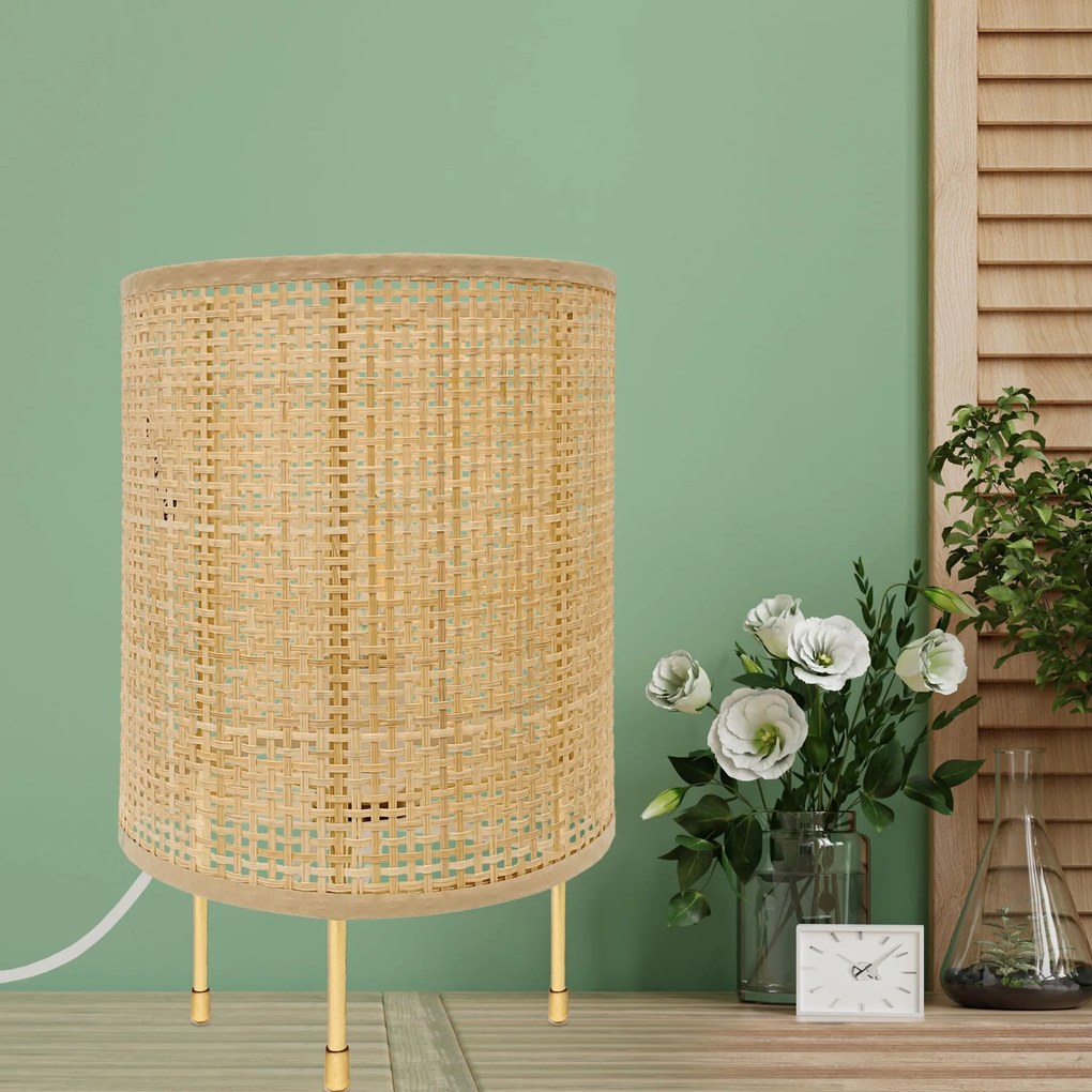 Toolight, noční lampa ve štýlu BOHO 19x31 cm GB2N21, hnědá, OSW-02800
