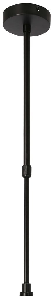 Černo-zlatý závěsný lustr Less pro žárovku 4x E14  - Candellux