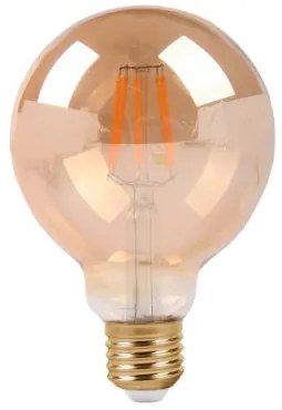 MILAGRO LED FILAMENT BULB AMBER, MI-546, E27, G80, 6W, 420,