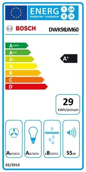 Bosch DWK98JM60 Komínový odsavač par