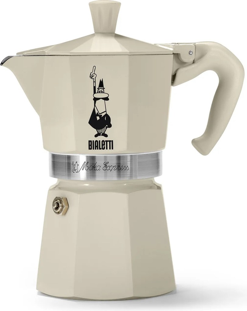 Bialetti Moka Express, 190 ml, krémová