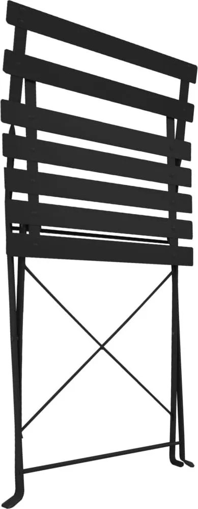 vidaXL 3dílný bistro set ocelový [44356] Barva: Černá