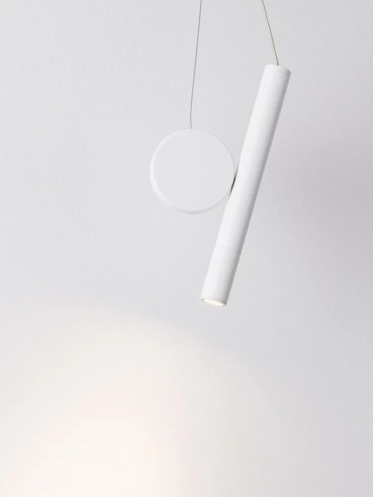 Bílé hliníkové LED závěsné svítidlo ø 23,5 cm Vero – Nova Luce
