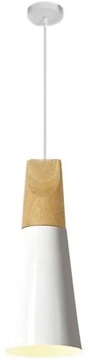 Toolight - Závěsná stropní lampa Scandi - bílá - APP058-1CP