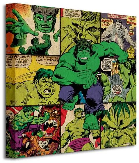 Obraz na plátně Marvel (Hulk Squares) 40x40cm WDC95432