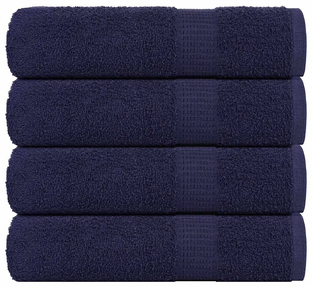 Ručníky FROGN 4 ks tmavě modré 50x100 cm 360 g/m² 136783