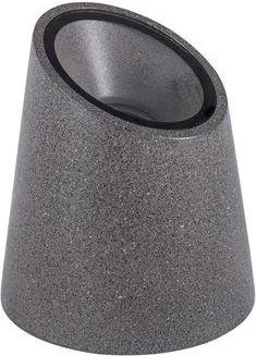 NV 9470581 Venkovní sloupkové svítidlo FOX tmavě šedý pískovec skleněný difuzor GU10 1x7W 100-240V bez žárovky IP65 - NOVA LUCE