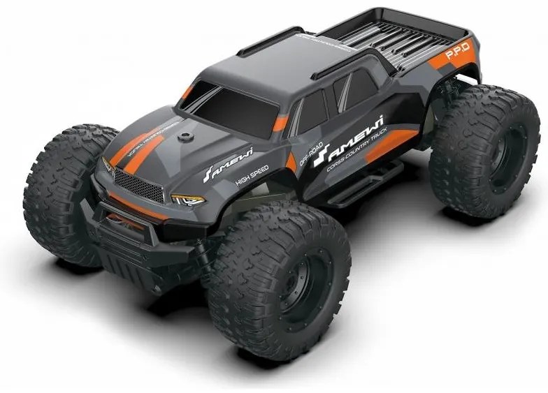 Rc auto amewi rc stavebnice cool diy crush monster truck 1:18