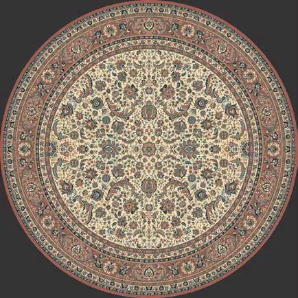 Lano luxusní orientální koberce Kusový koberec Kasbah 13720-471 kruh - 170x170 (průměr) kruh cm