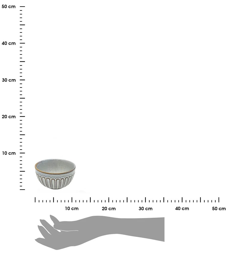 Keramická miska Grau 310 ml šedá