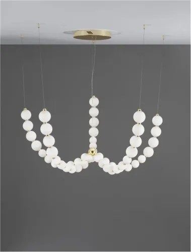 Závěsné LED svítidlo NOVA LUCE PERLA 125W 3000K 9695203 stmívatelné Triac