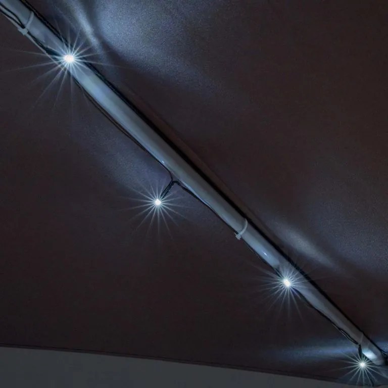 Garthen D36958 Solární blikající řetěz pro osvětlení slunečníku - 72 LED