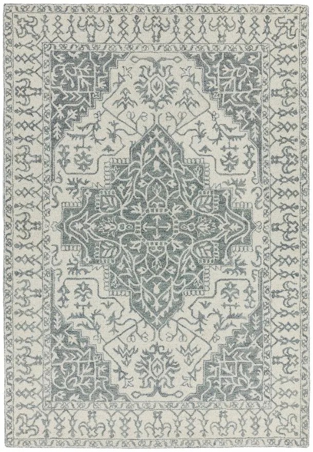 Šedý  koberec Derlin Silver Grey Rozměry: 160x230 cm