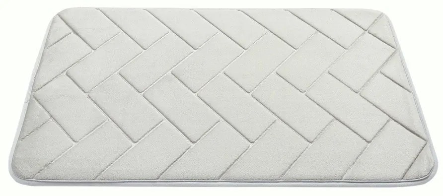 BO-MA, Protiskluzová koupelnová předložka 3D 7288 sand, 50x80, šedá, koupelna