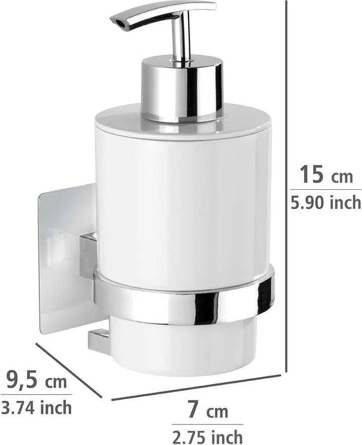 Dávkovač mýdla, QUADRO, Turbo-loc, WENKO