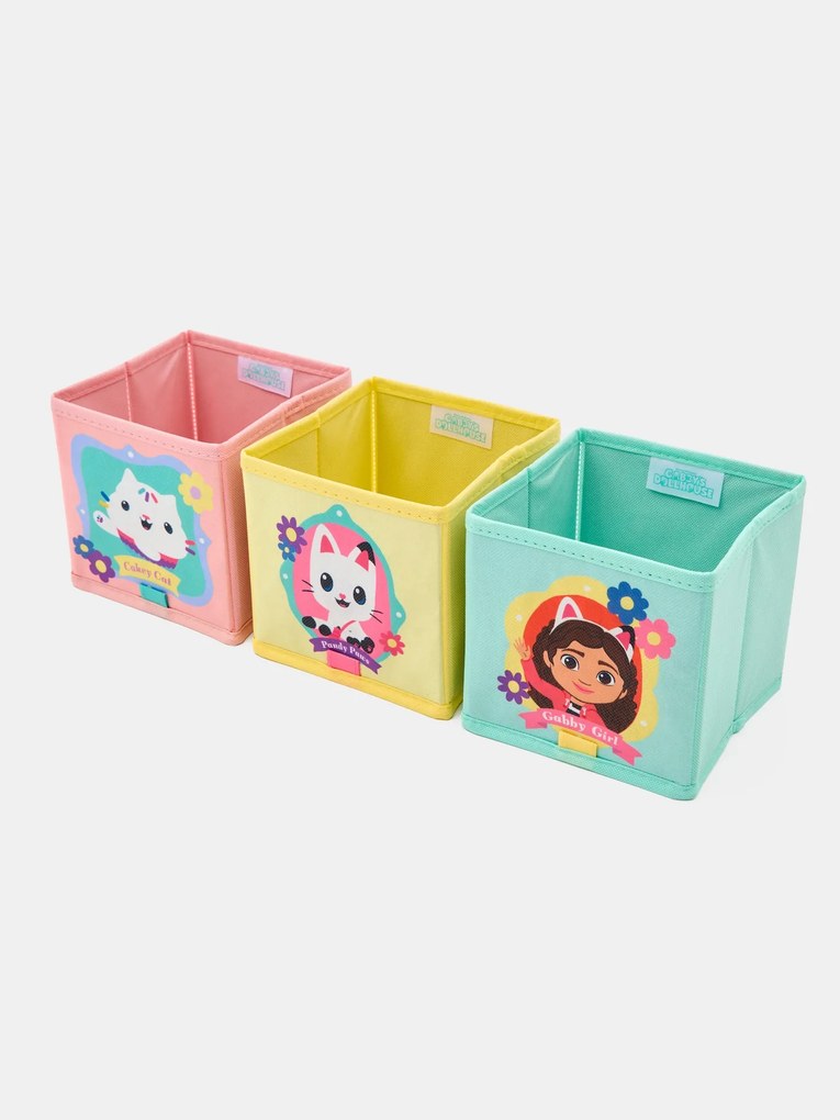 Sinsay - Sada úložných krabiček 3 pack Gabby's Dollhouse - vícebarevná