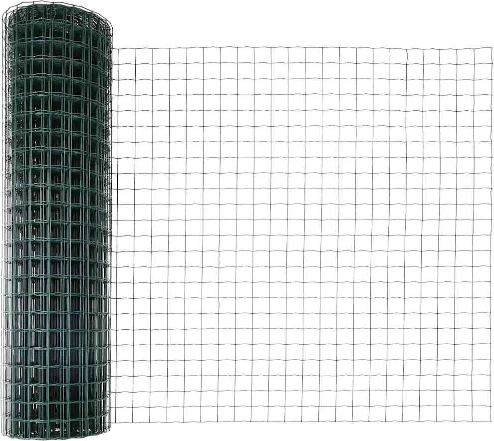 Evropský plot se hroty 10 x 1,4 m Ocel potažená PVC Zelená 3350541