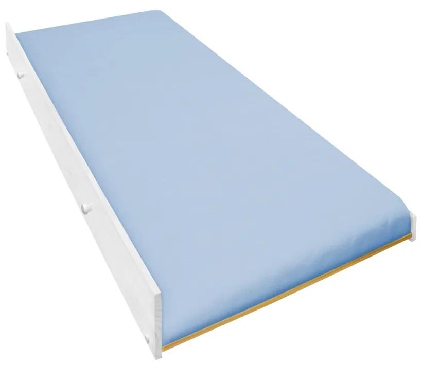 Výsuvná postel TORINO 90x200 bílý lak