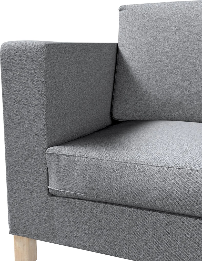 Potah na pohovku IKEA Karlanda rozkládací, krátký barva šedá látka pletený vzor