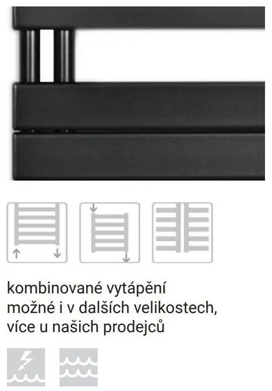 Thermal Trend Hery DHR450/1222-RAL9016 Radiátor kombinovaný, 45x122,1cm, bílá