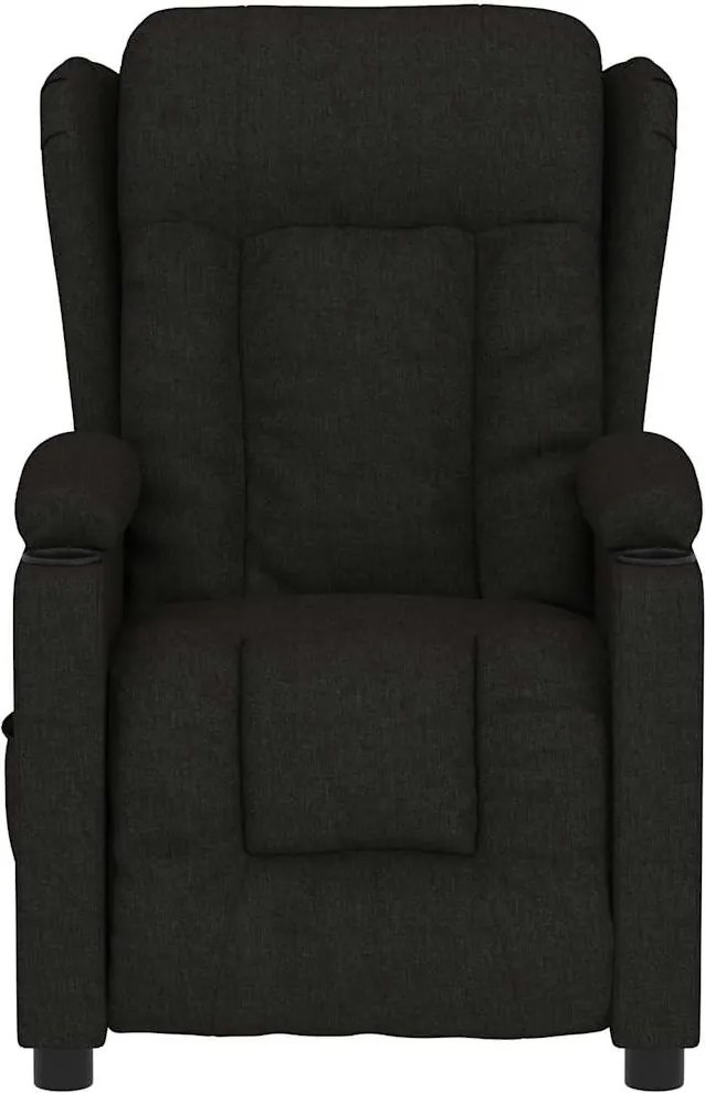 Elektrické polohovací křeslo černé textil 3098779